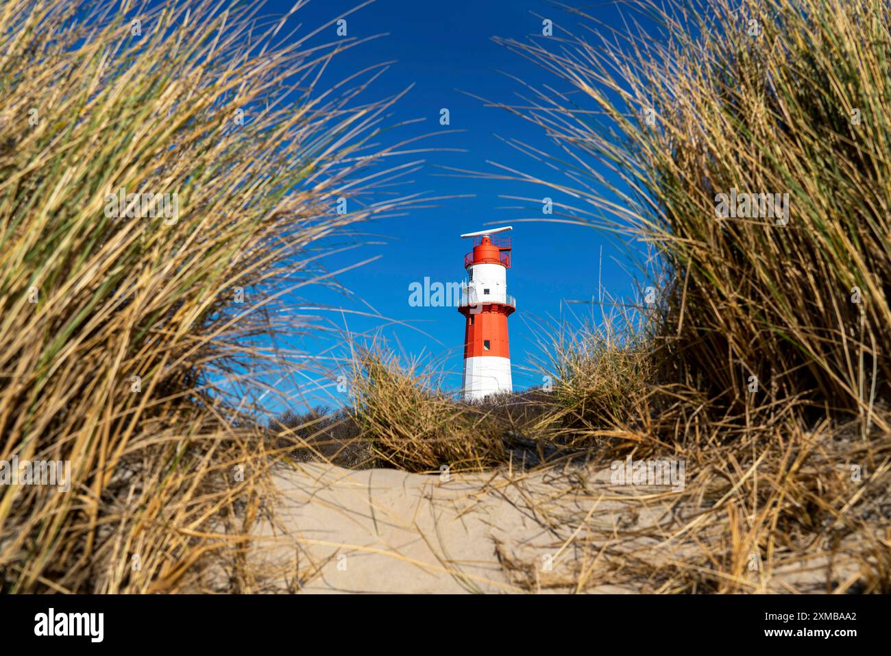 Small Borkum lighthouse, out of service since 2003, still serves as an ...