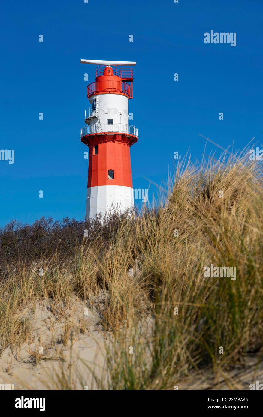 Small Borkum lighthouse, out of service since 2003, still serves as an ...