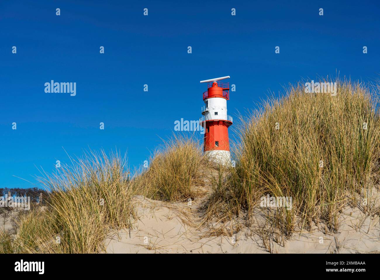 Small Borkum lighthouse, out of service since 2003, still serves as an ...