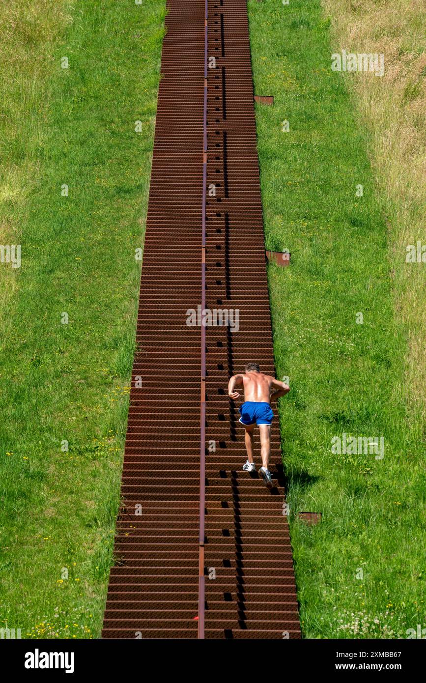 The Hennesee, Hennetalsperre in the Sauerland, dam, stairway to heaven ...