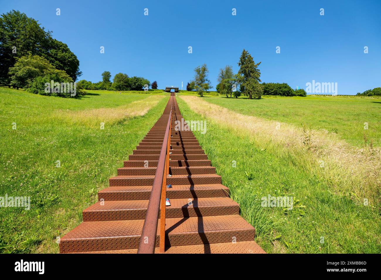 The Hennesee, Hennetalsperre in the Sauerland, Himmelstreppe, 333 steps ...