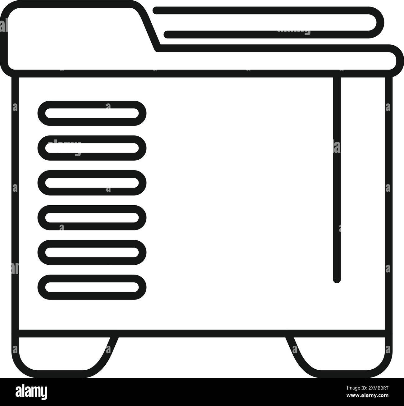 Electric power supply of a construction site Stock Vector Images - Alamy