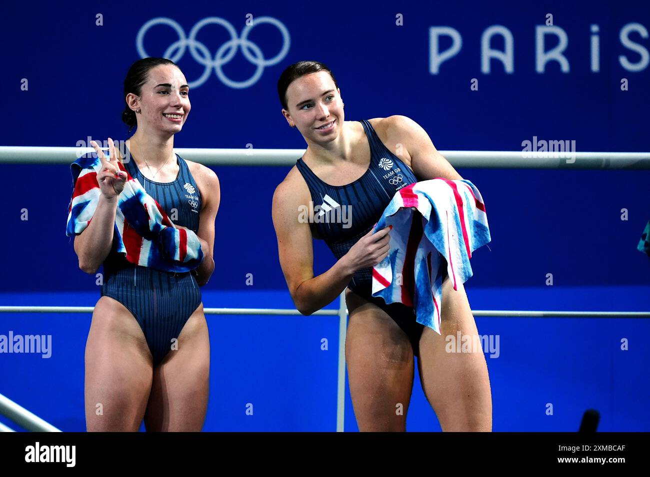 Great Britain's Yasmin Harper and Scarlett Mew Jensen ahead of the ...