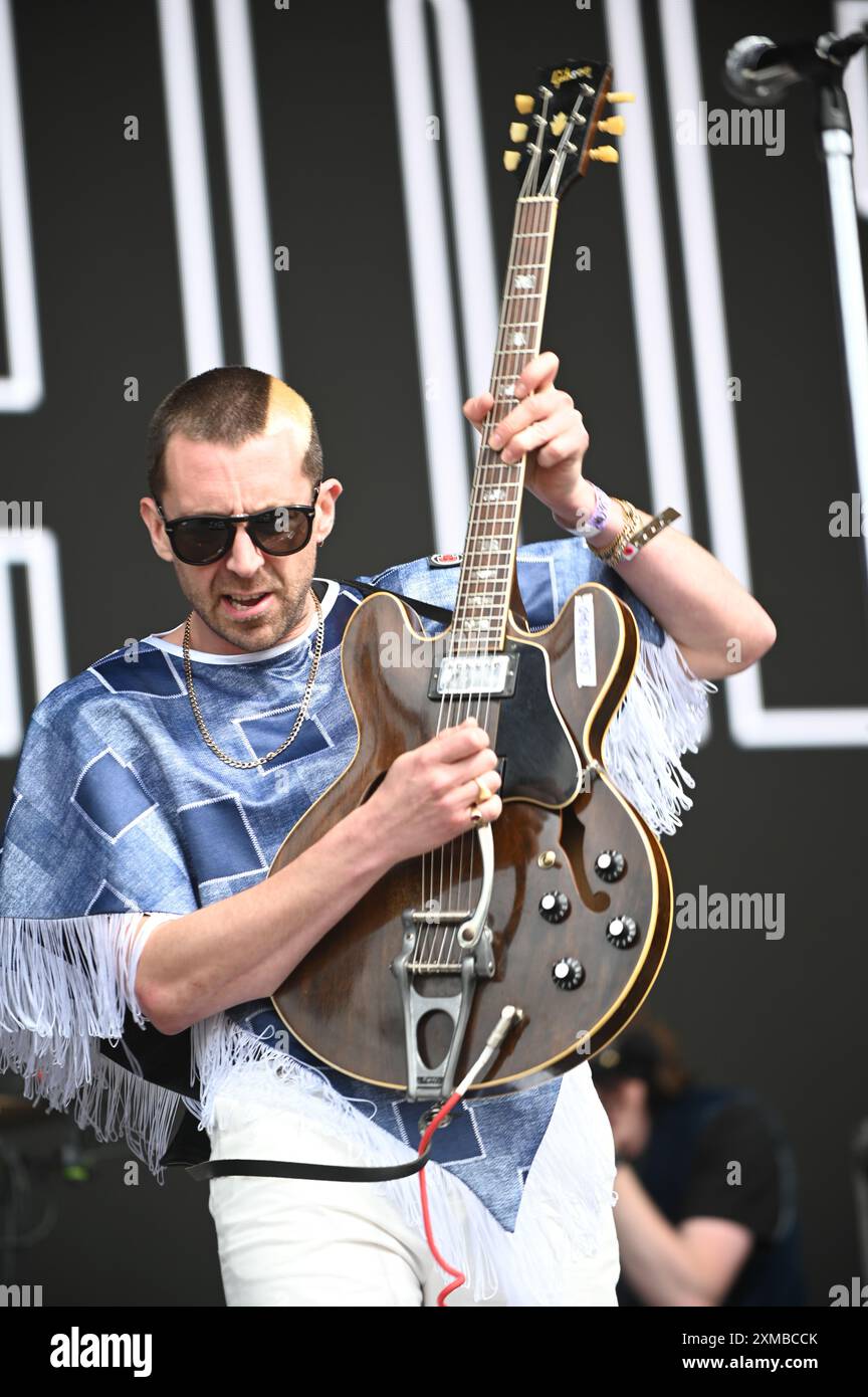 Miles Kane Performing at Tramlines Festival 2024 , Sheffield, UK Stock ...