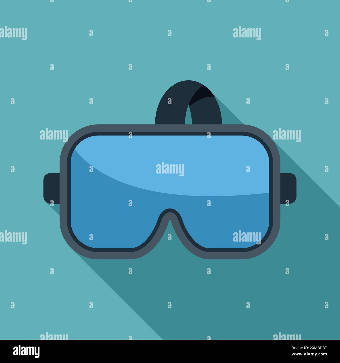 Exploring virtual reality world Stock Vector Images - Alamy