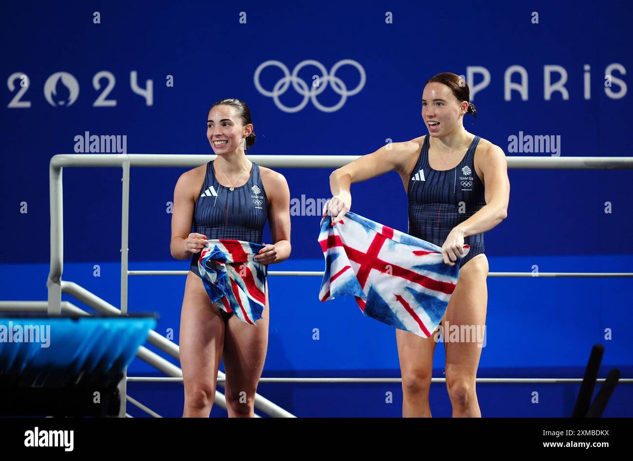 Great Britain's Yasmin Harper and Scarlett Mew Jensen ahead of the ...