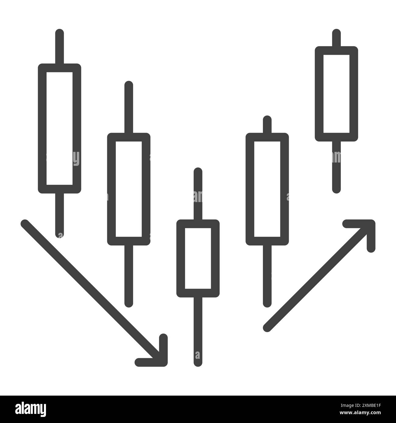 Cryptocurrency Candlestick Formation vector price movements concept ...
