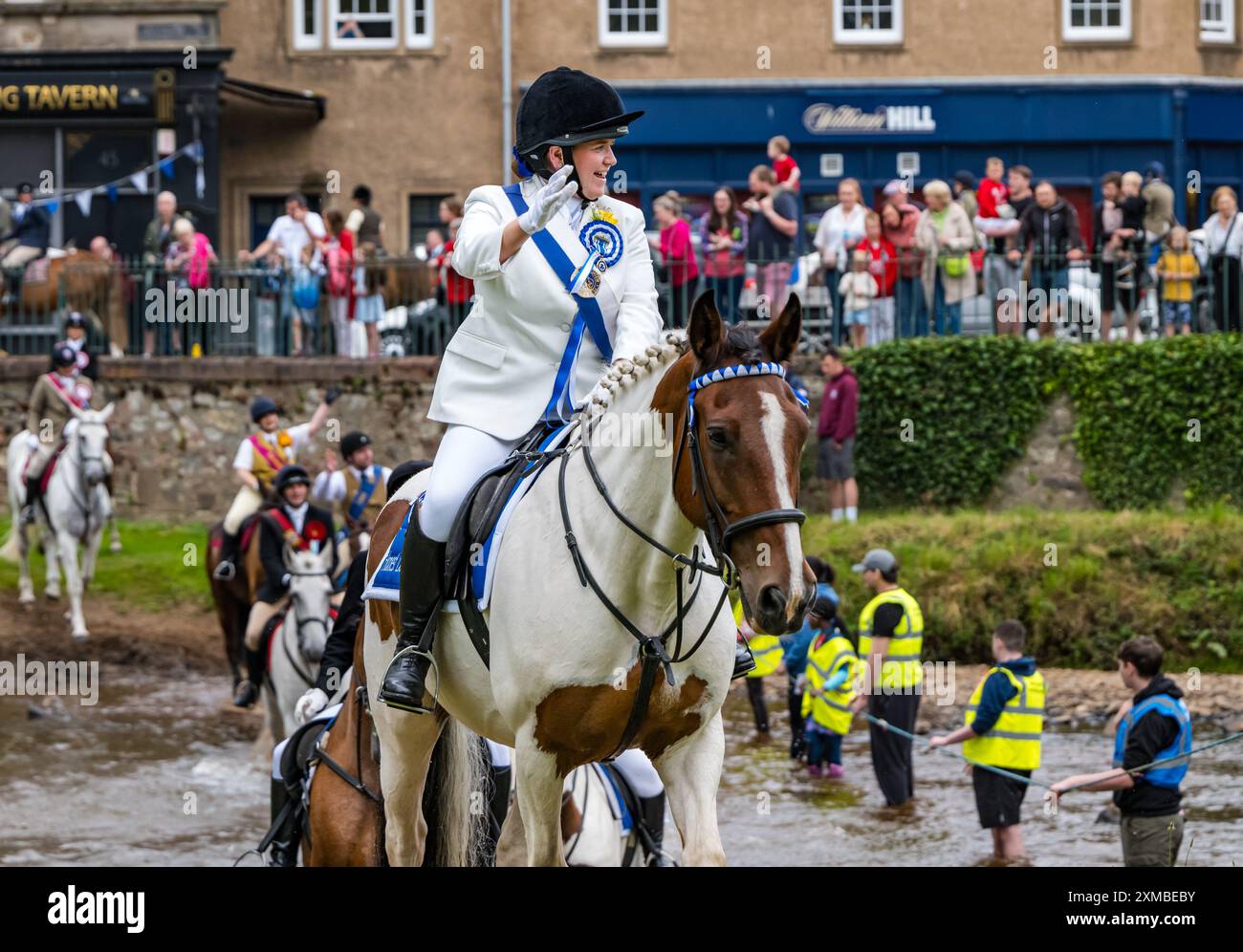 River Esk, Musselburgh, East Lothian, Scotland, 20240727 July 2024 ...