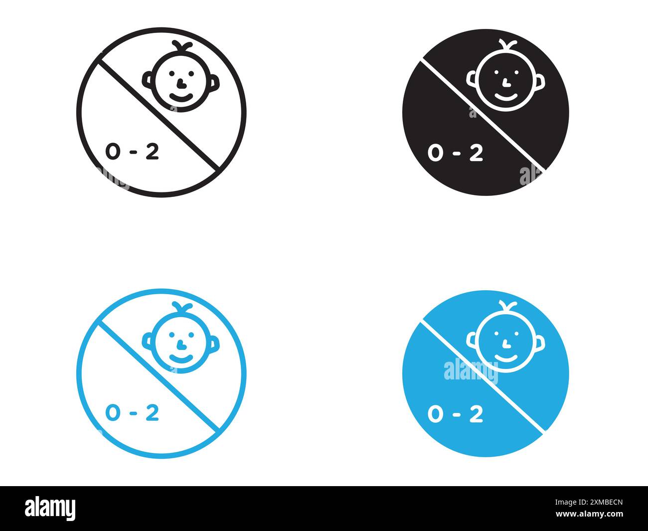 Prohibition sign child Stock Vector Images - Alamy