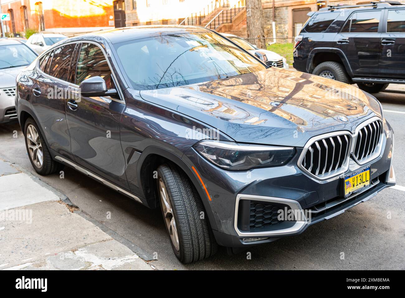 New York City, USA - March 15, 2024: BMW X6 luxury automobile car ...