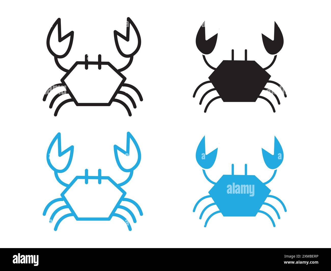 Crabbing vector vectors Cut Out Stock Images & Pictures - Alamy