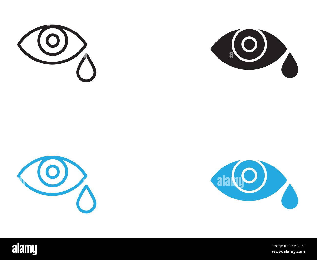 Crying icon vector line logo mark or symbol set collection outline ...