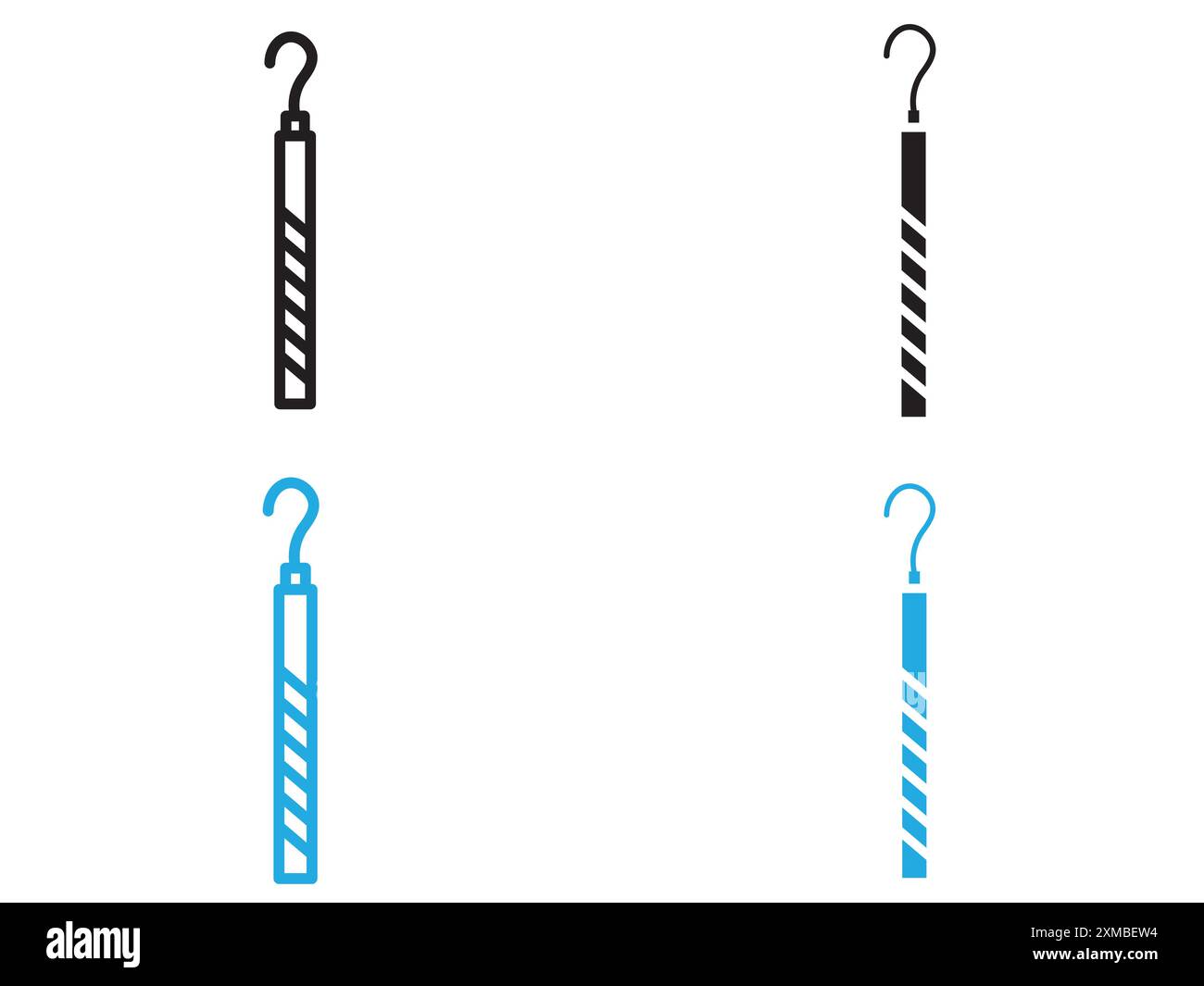 Dental pick icon vector line logo mark or symbol set collection outline ...