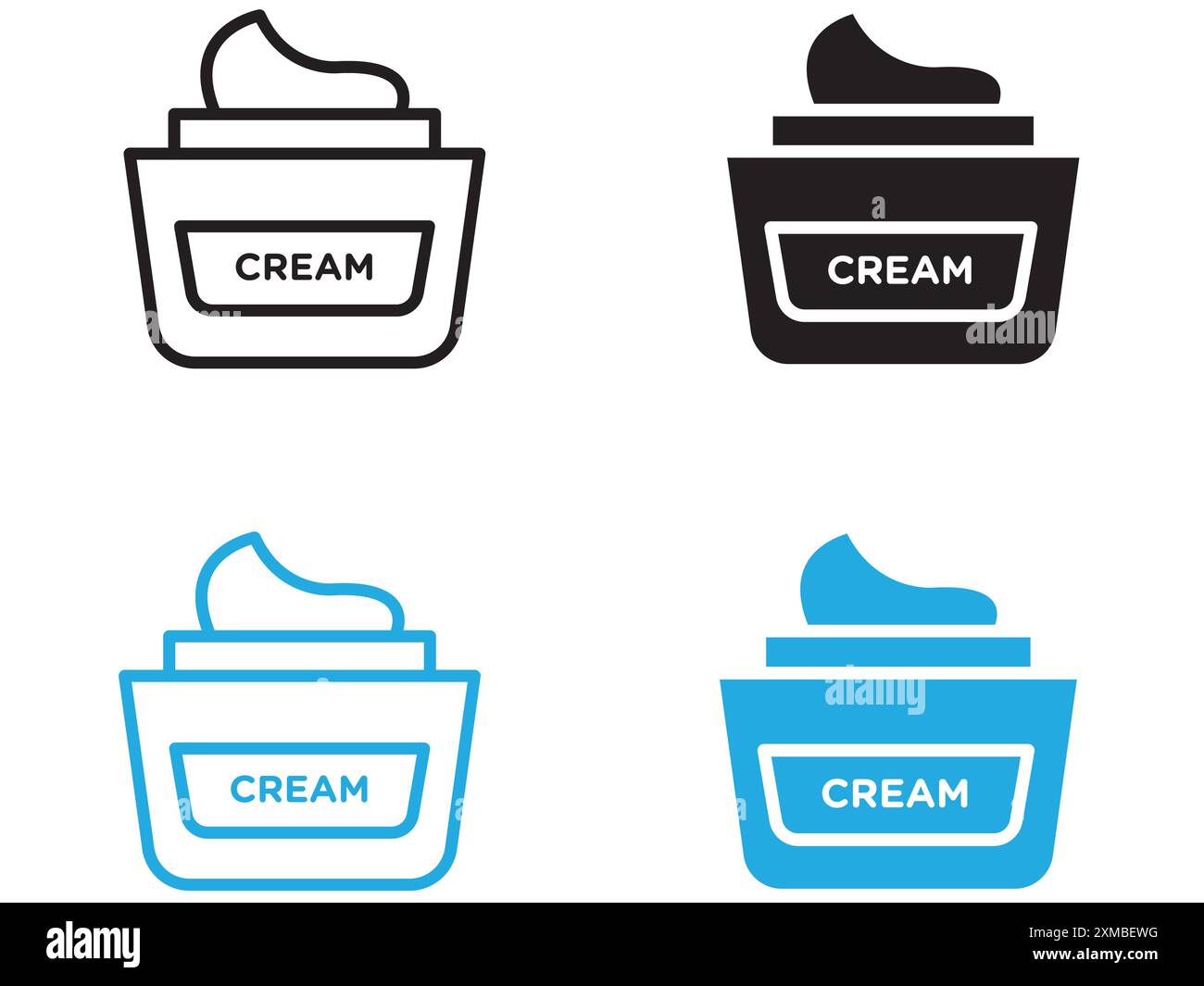 Skin hydration icon set hi-res stock photography and images - Alamy