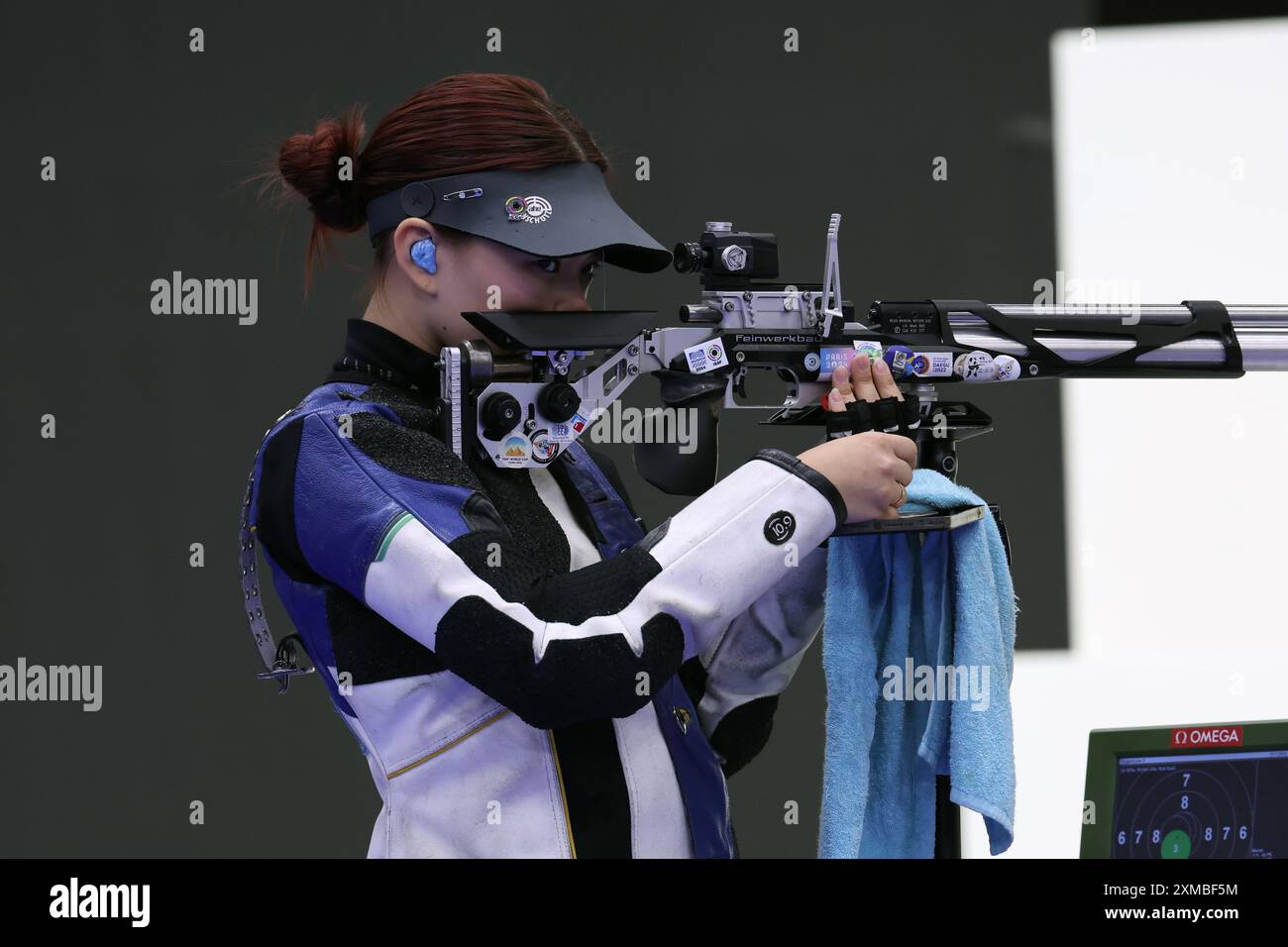 Chateauroux, France. 27th July, 2024. Alexandra Le of Kazakhstan ...