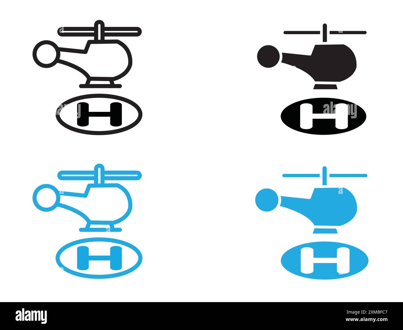 Helicopter line drawing hi-res stock photography and images - Alamy