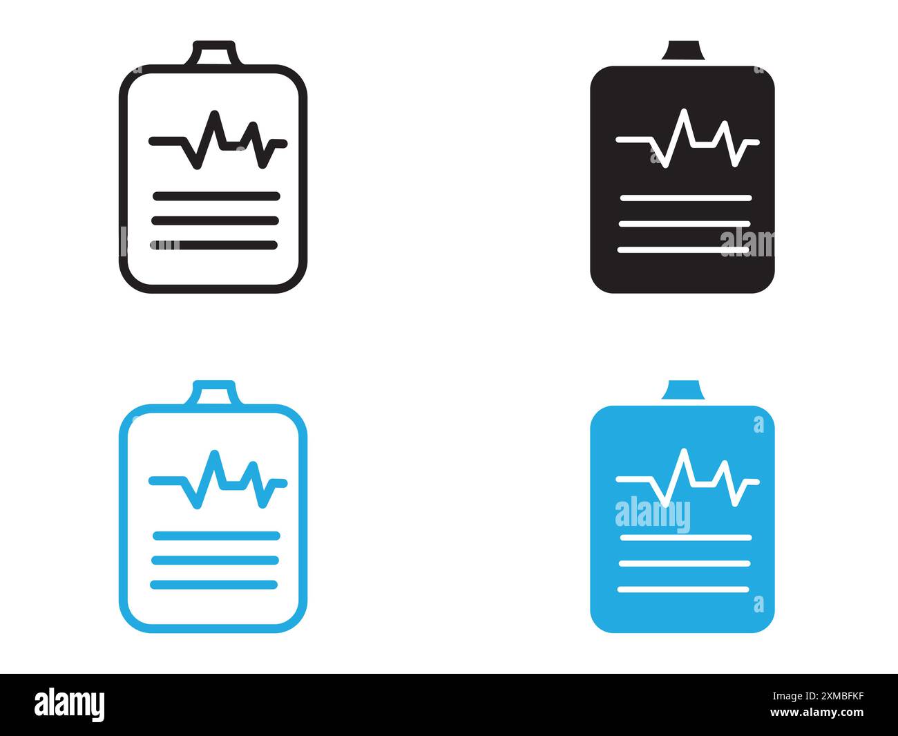 Medical Test Icon Vector Line Logo Mark Or Symbol Set Collection