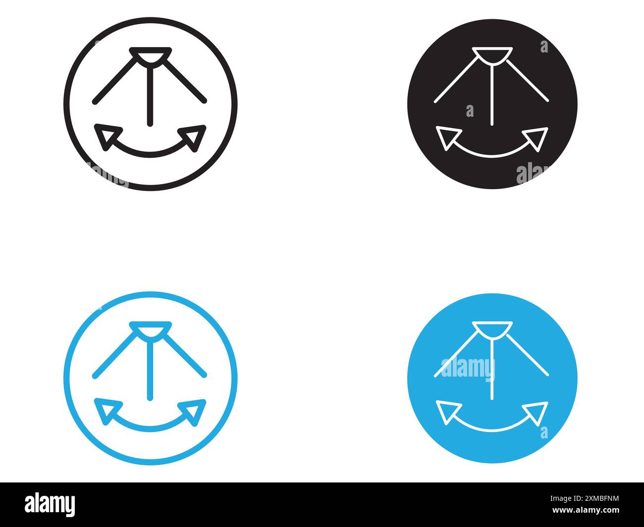 Swinging arrow Stock Vector Images - Alamy