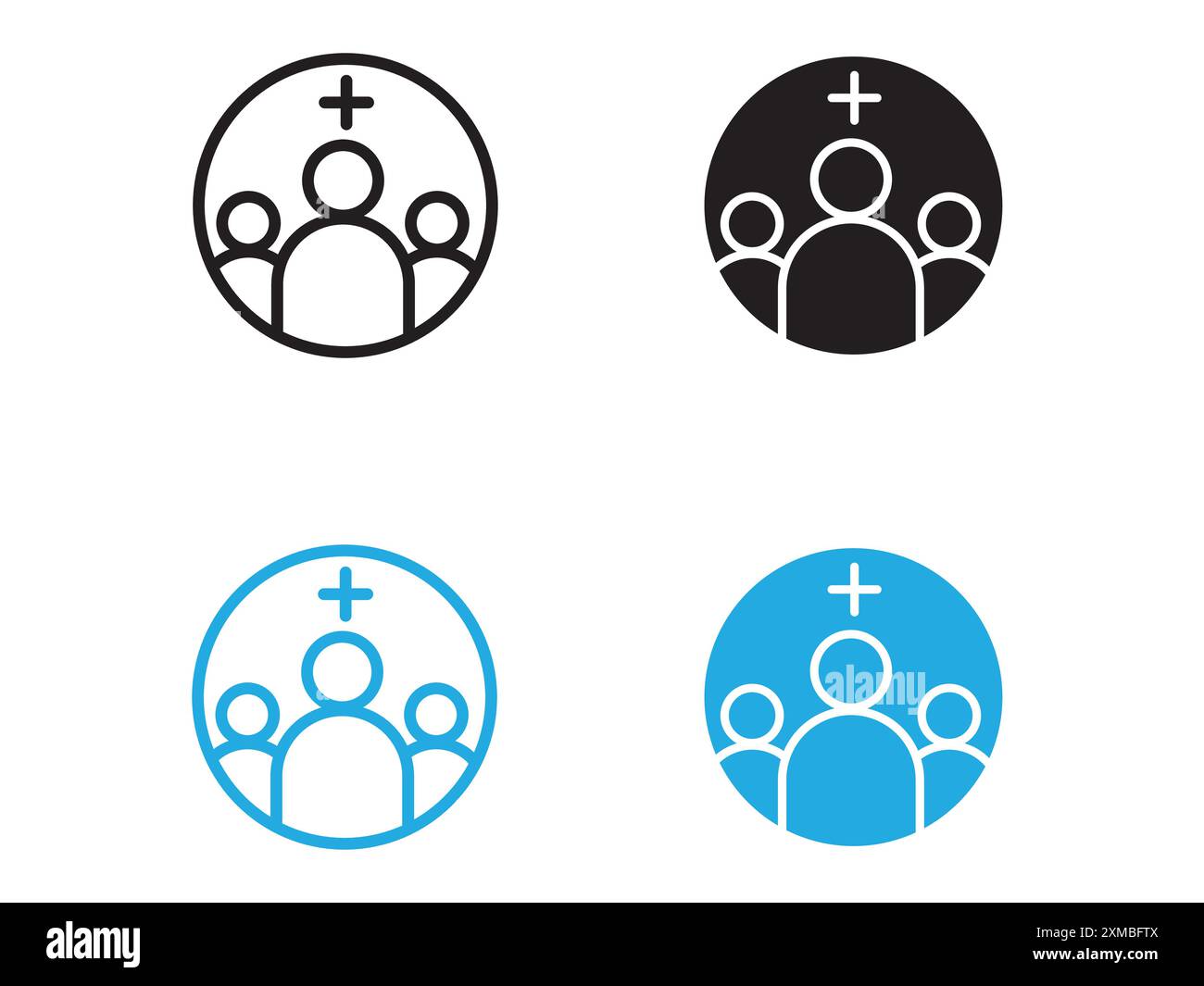 Medical team support diversity Cut Out Stock Images & Pictures - Alamy