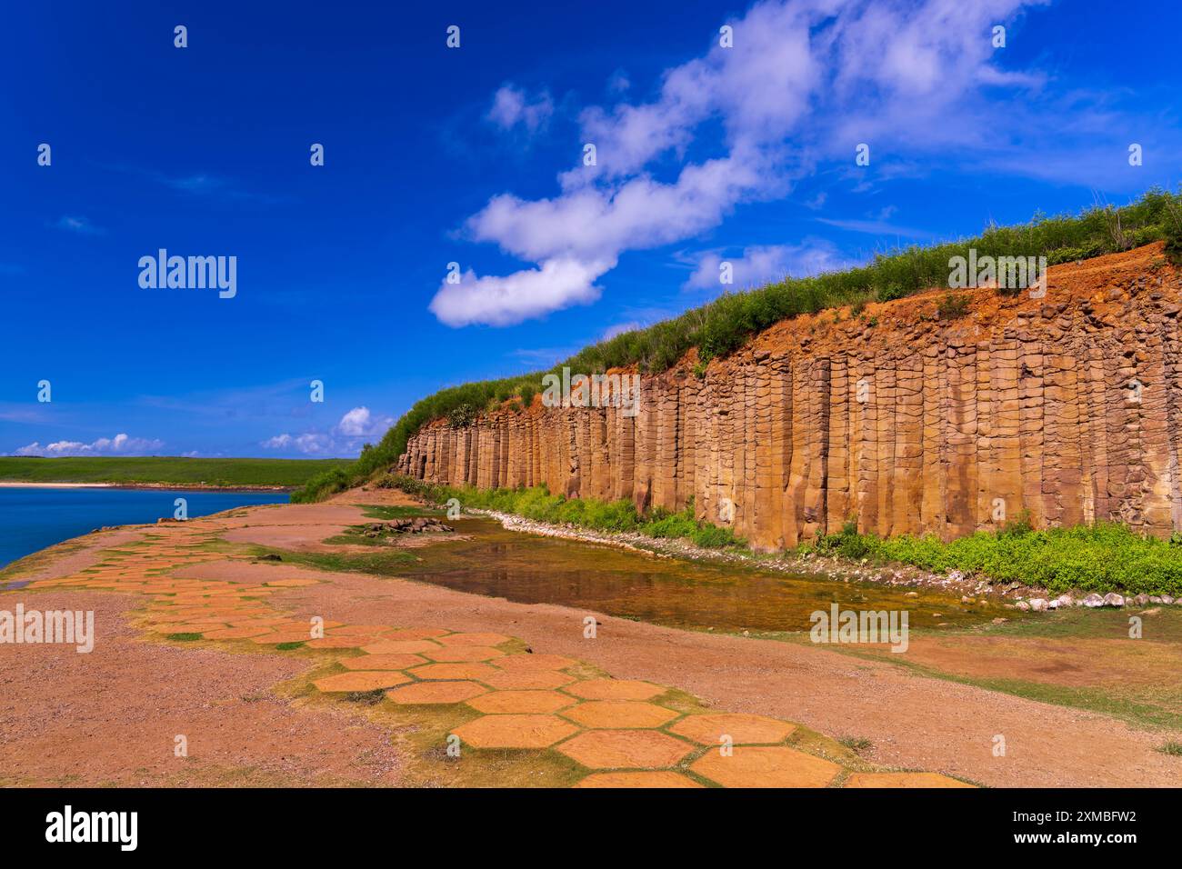 Penghu columnar basalt hi-res stock photography and images - Alamy
