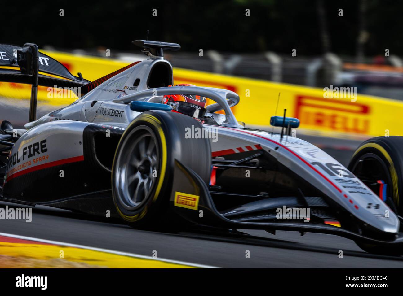 16 CORDEEL Amaury (bel), Hitech Pulse-Eight, Dallara F2 2024, action ...