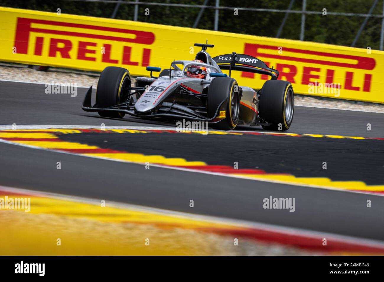 16 CORDEEL Amaury (bel), Hitech Pulse-Eight, Dallara F2 2024, action ...