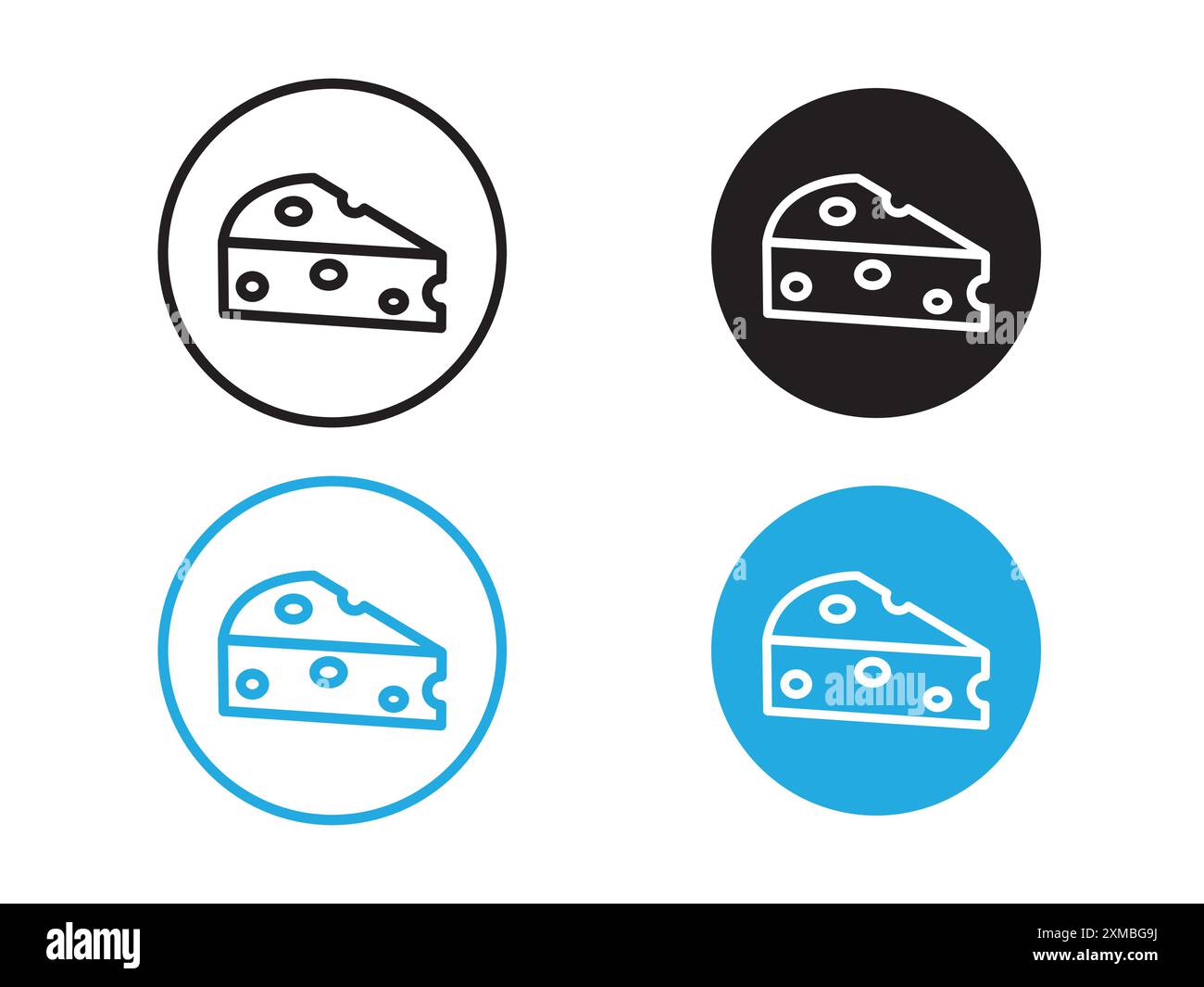 piece of cheese icon vector line logo mark or symbol set collection ...