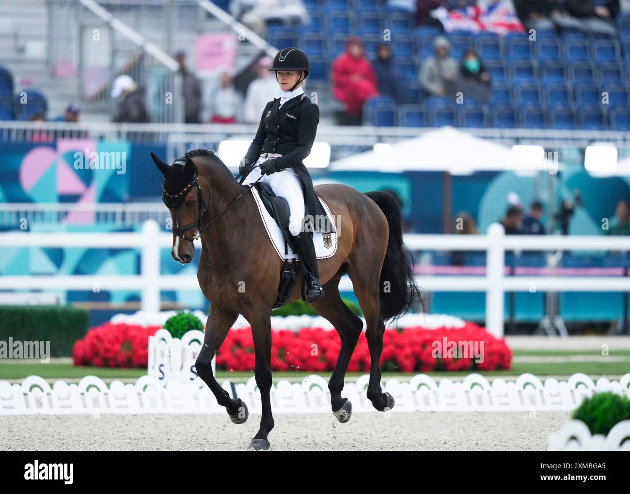 Germany's Julia Krajewski and her horse Nickel 21, during the ...