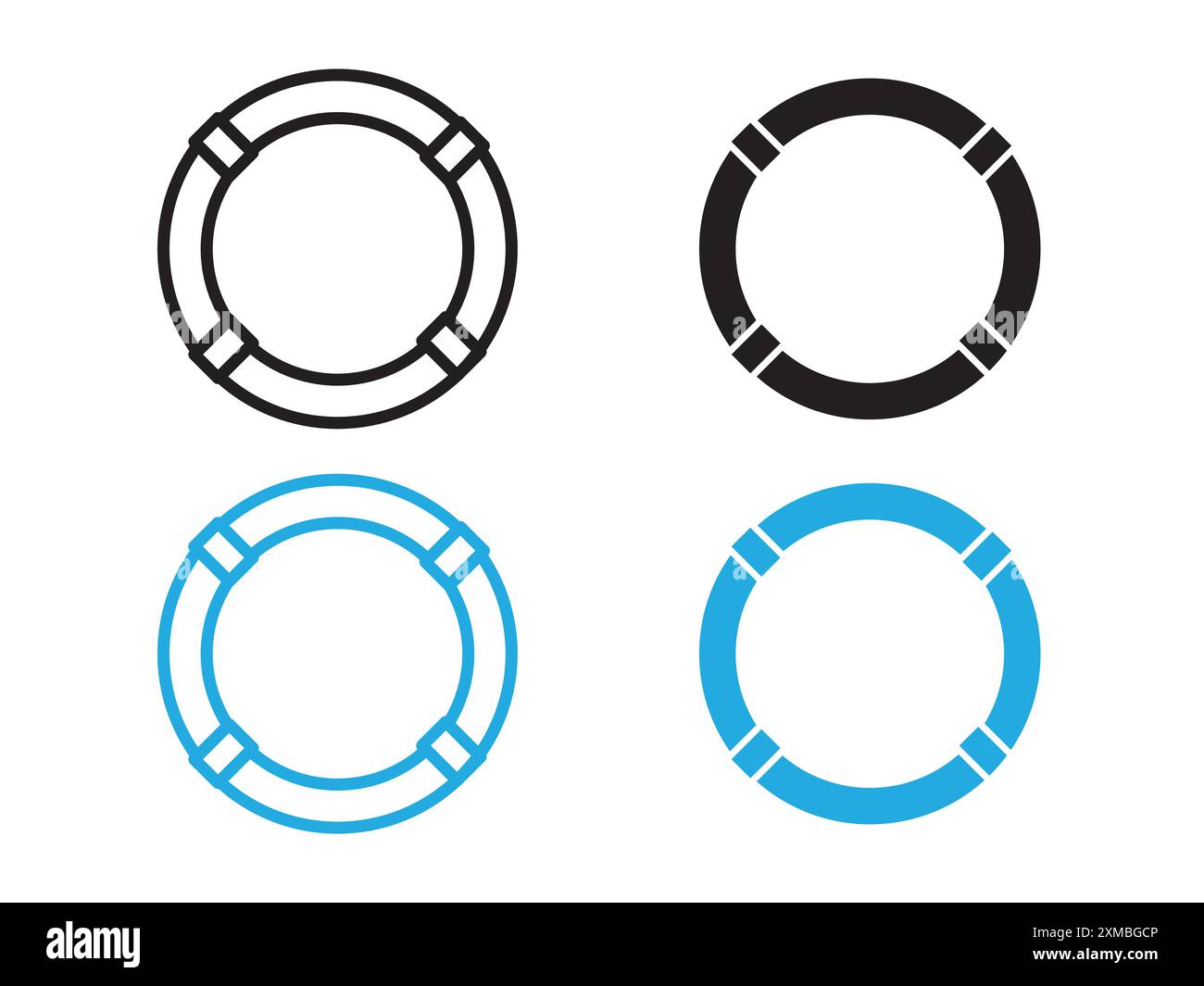 Help support lifesaver lifebuoy icon Stock Vector Images - Alamy