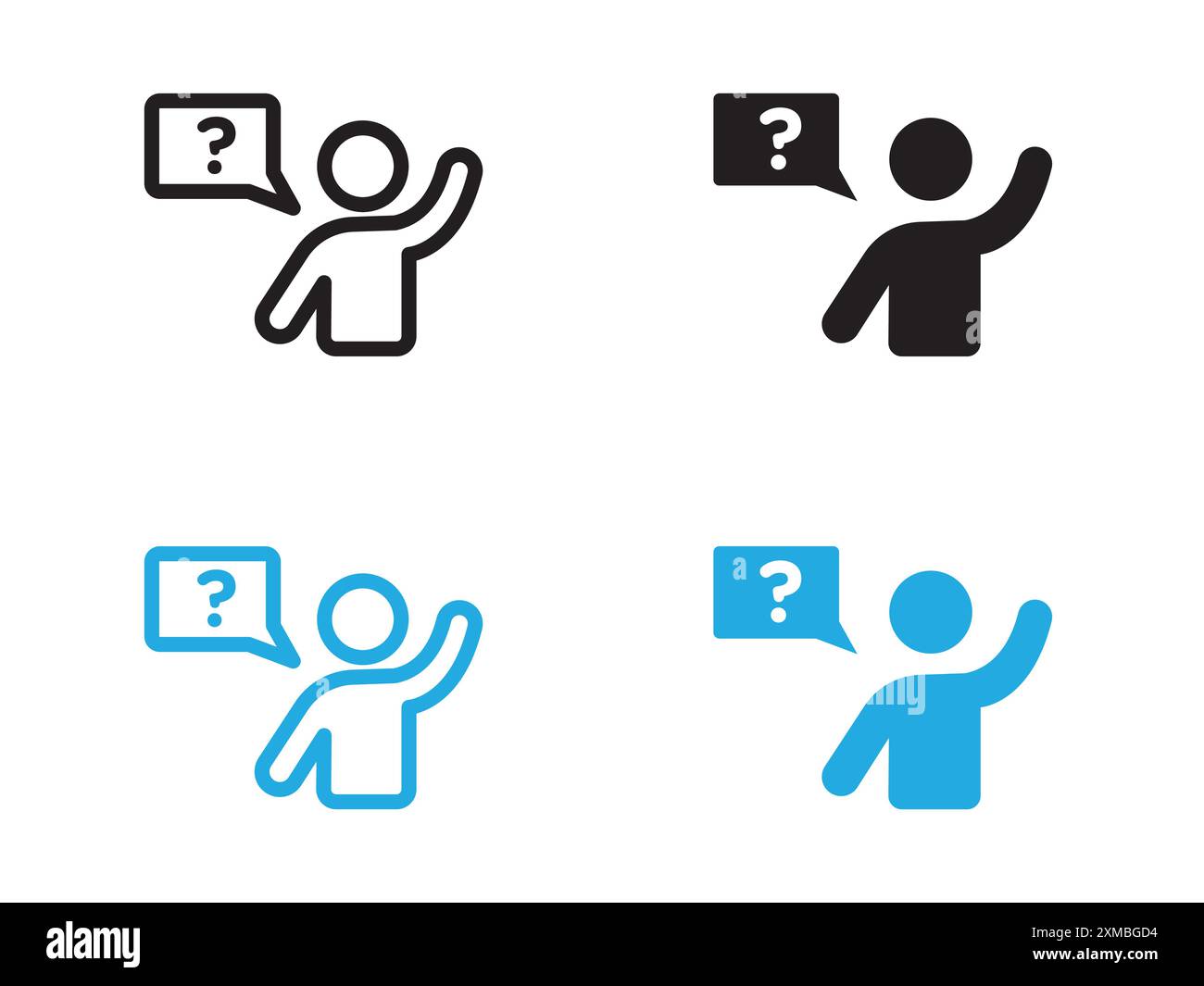 Asking vector vectors hi-res stock photography and images - Alamy