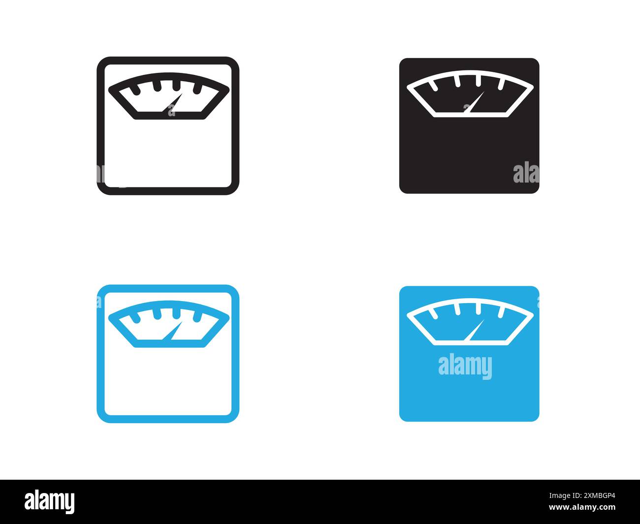 Scales icon vector line logo mark or symbol set collection outline ...