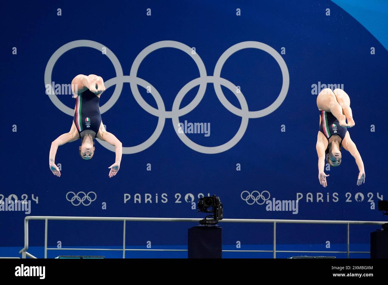 Italy's Elena Bertocchi and Chiara Pellacani compete in the women's ...