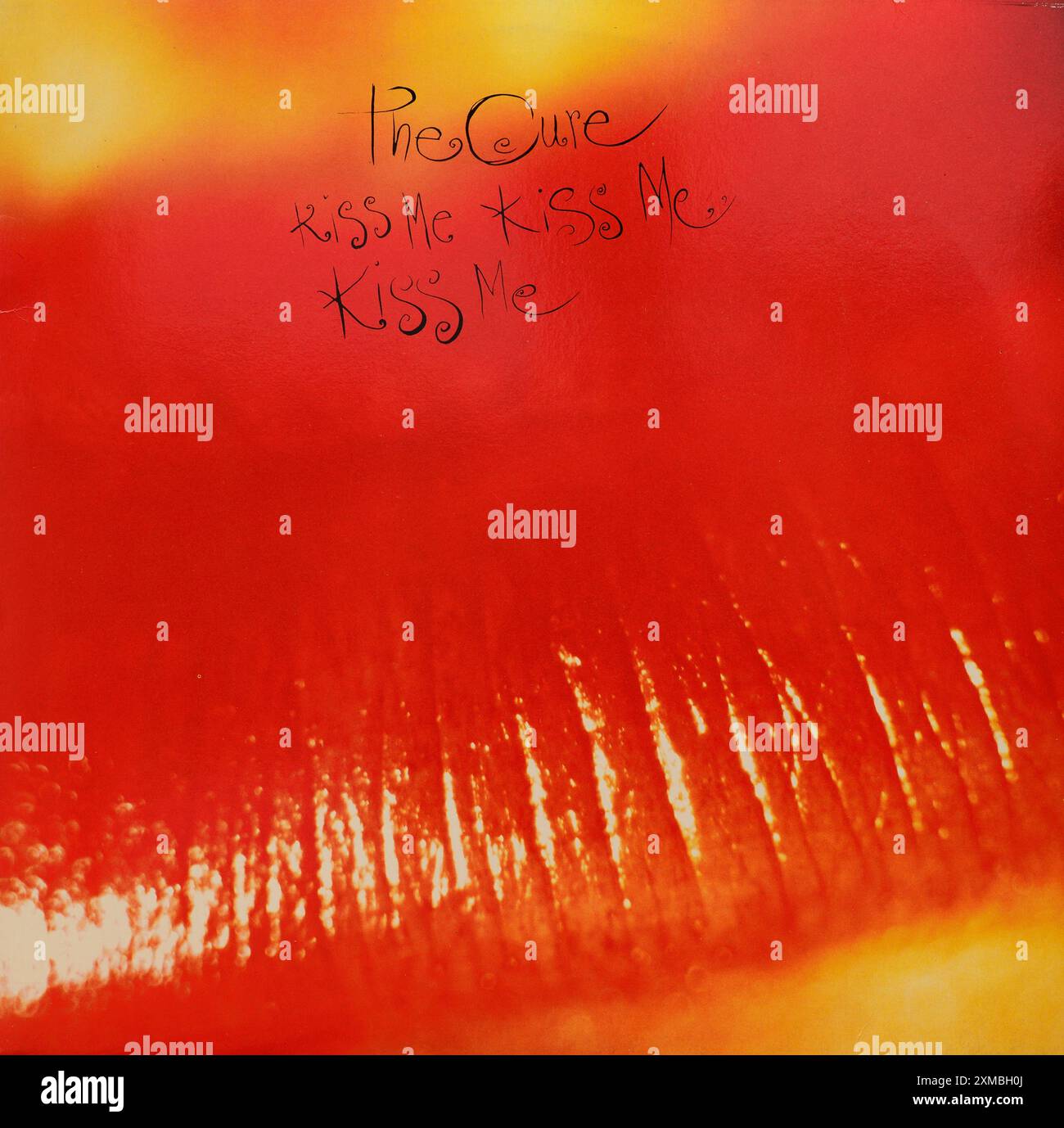 Vintage vinyl record cover. The Cure-Kiss Me Kiss Me Kiss Me, 1987 ...