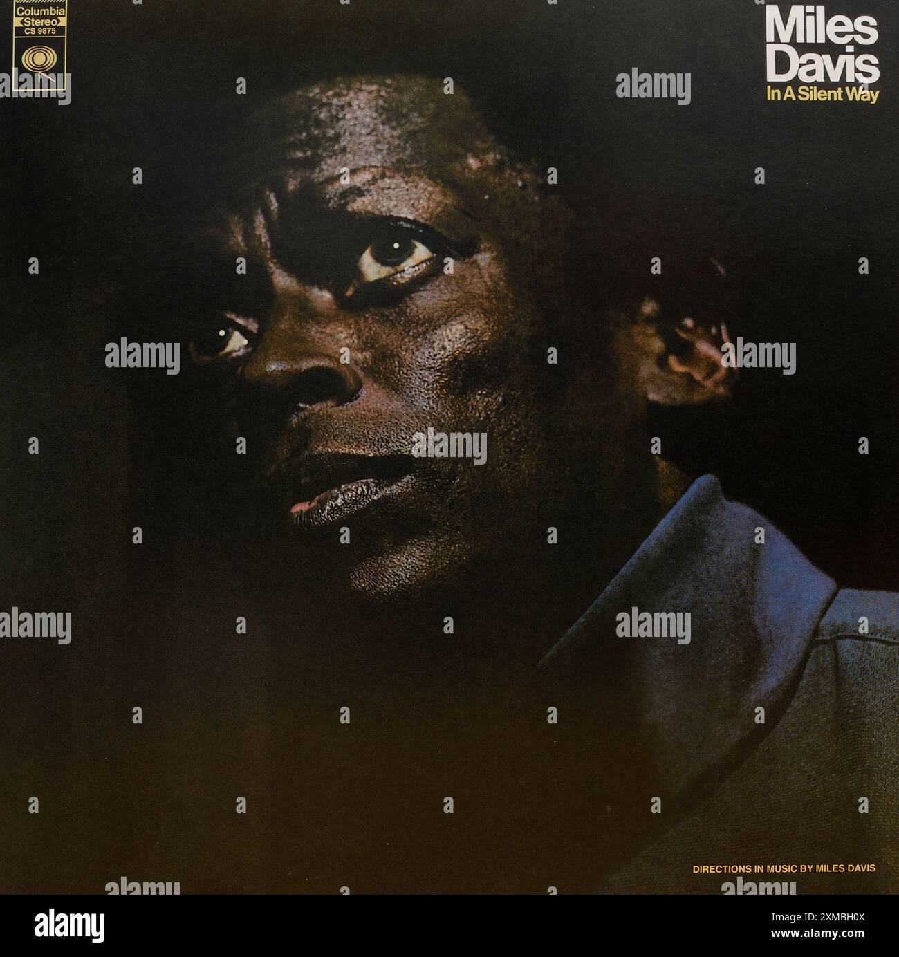 Vintage vinyl record cover. Miles Davis- In A Silent Way, 1969 Stock Photo - Alamy