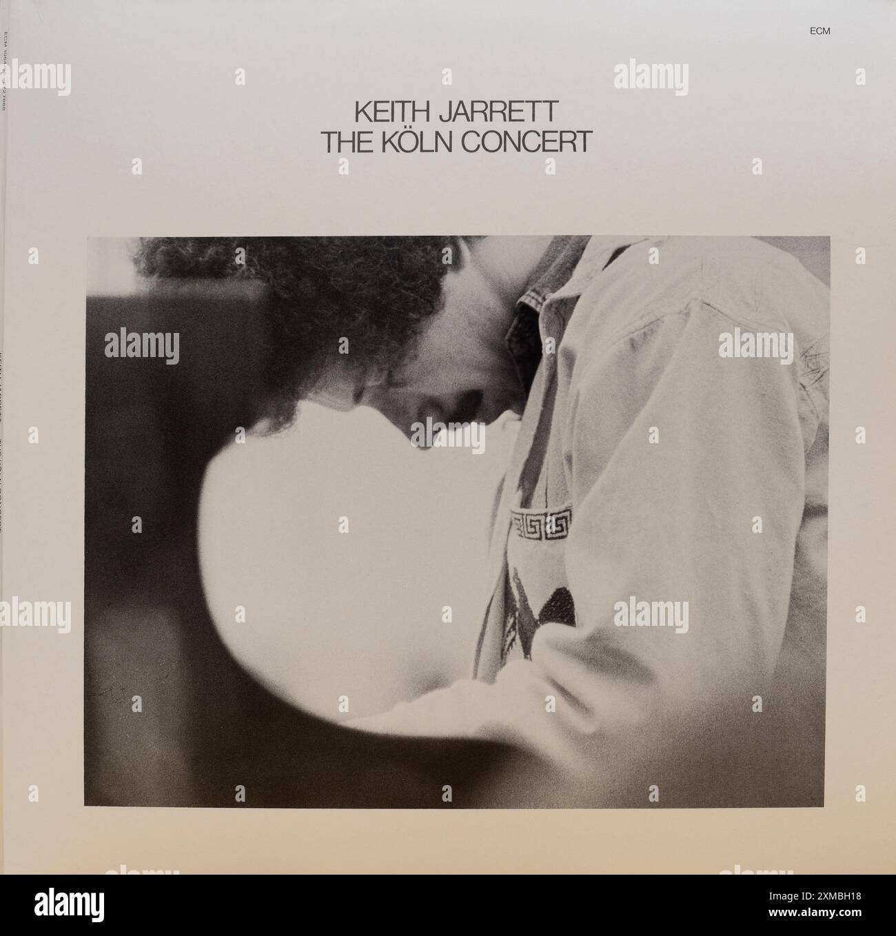 Vintage vinyl record cover. Keith Jarrett-The Köln Concert, 1975 Stock ...