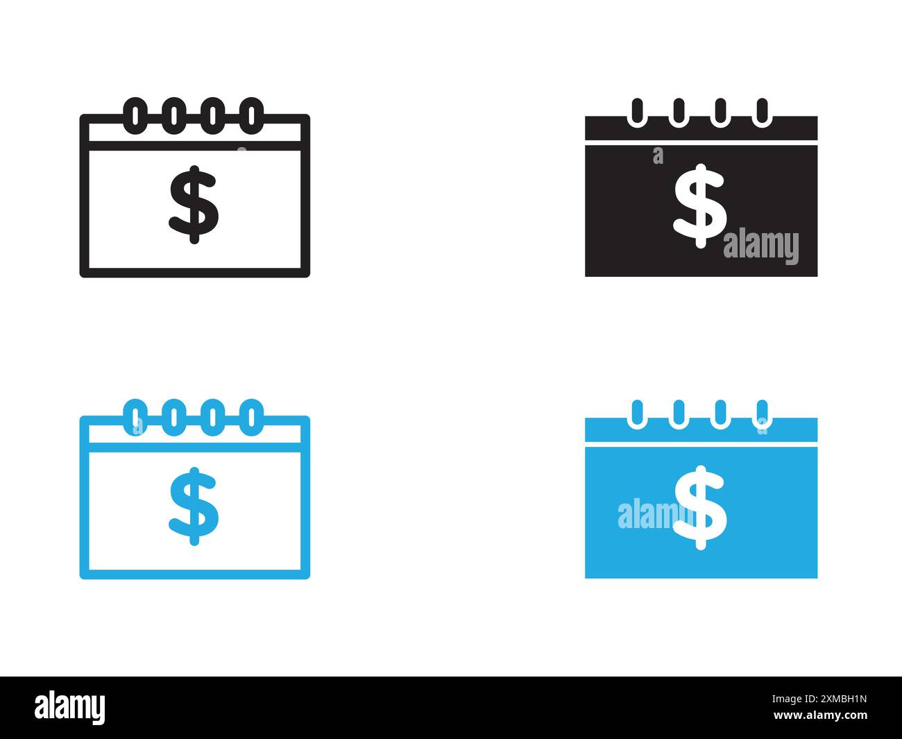 Payday icon vector line logo mark or symbol set collection outline style Stock Vector Image ...