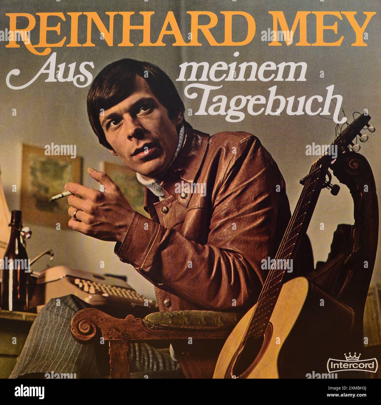 Vintage vinyl record cover. Reinhard Mey-Aus meinem Tagebuch, 1970 ...