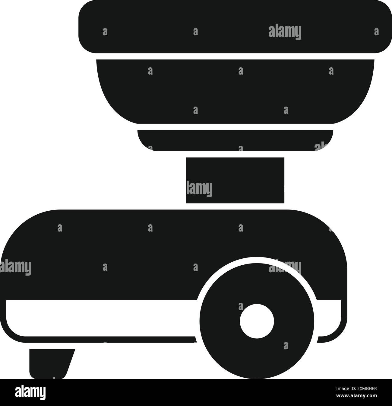 Pet food electric water bowl Stock Vector Images - Alamy