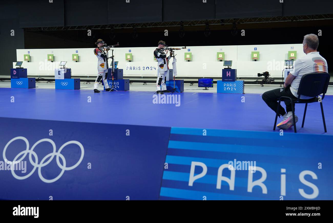 Chateauroux, France. 27th July, 2024. Olympics, Paris 2024, shooting ...