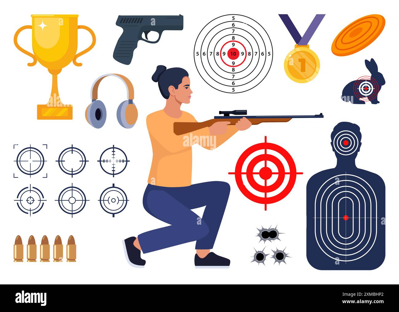 Sports skeet Stock Vector Images - Alamy