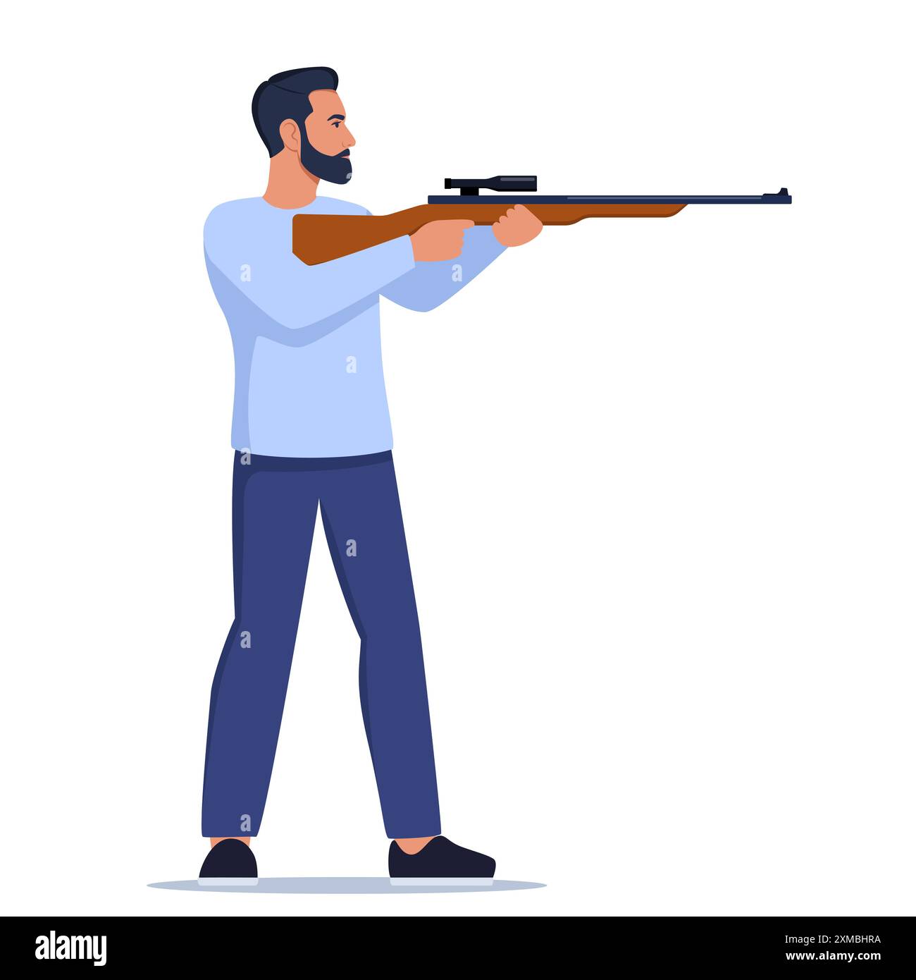 Rifleman vector vectors Stock Vector Images - Alamy
