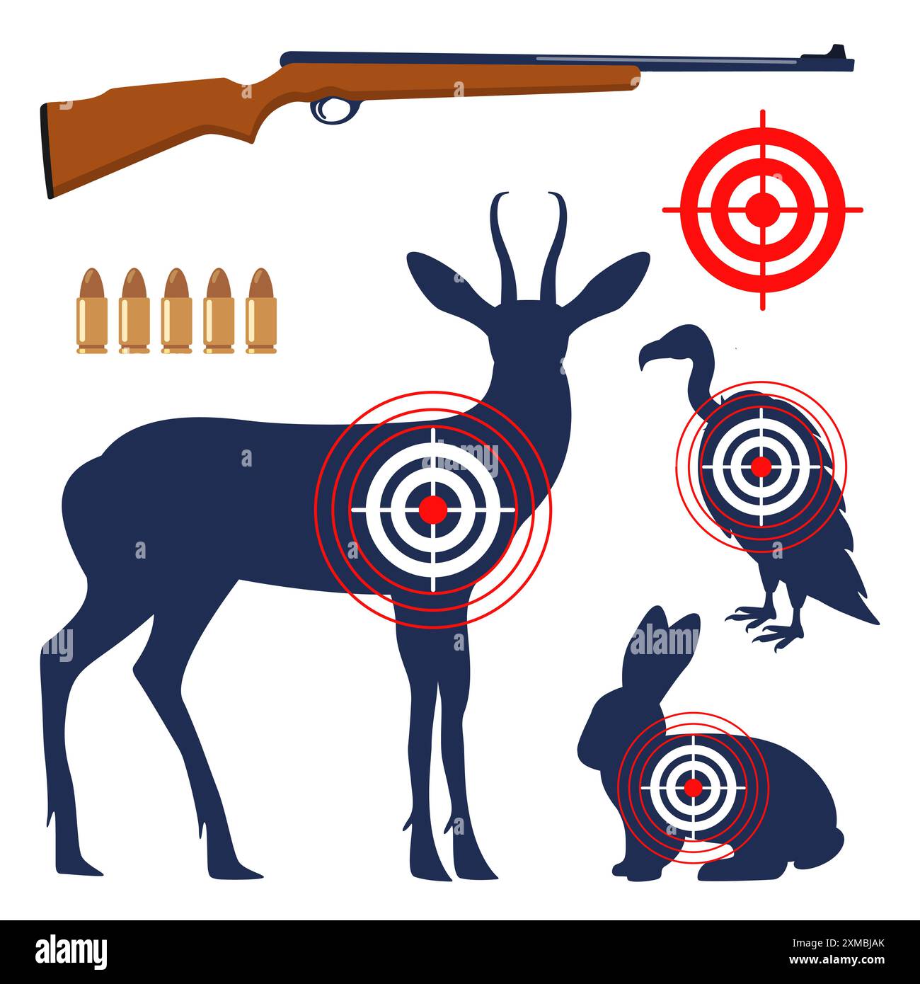 Shotgun targets Stock Vector Images - Alamy