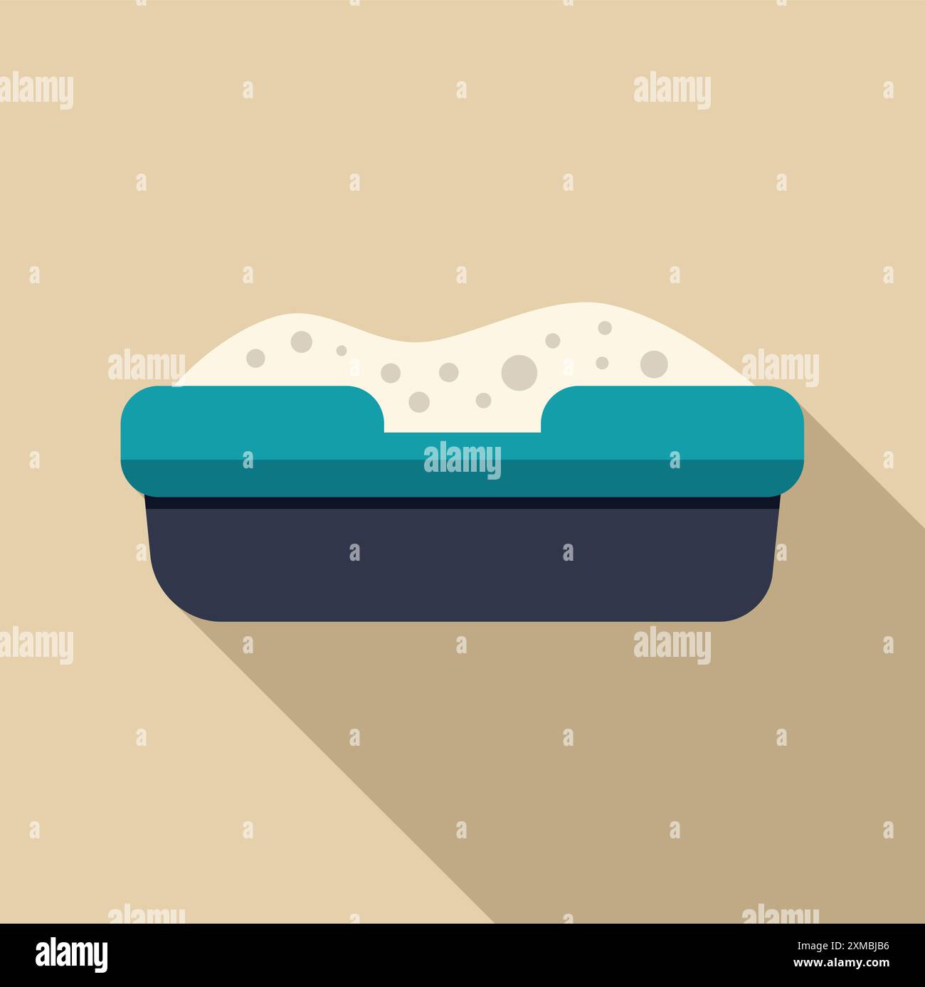 Disposable kitty litter box Stock Vector Images - Alamy