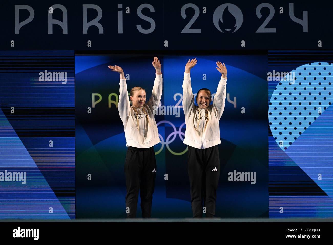 Paris, France. 27th July, 2024. Olympic Games, Paris 2024, water diving ...