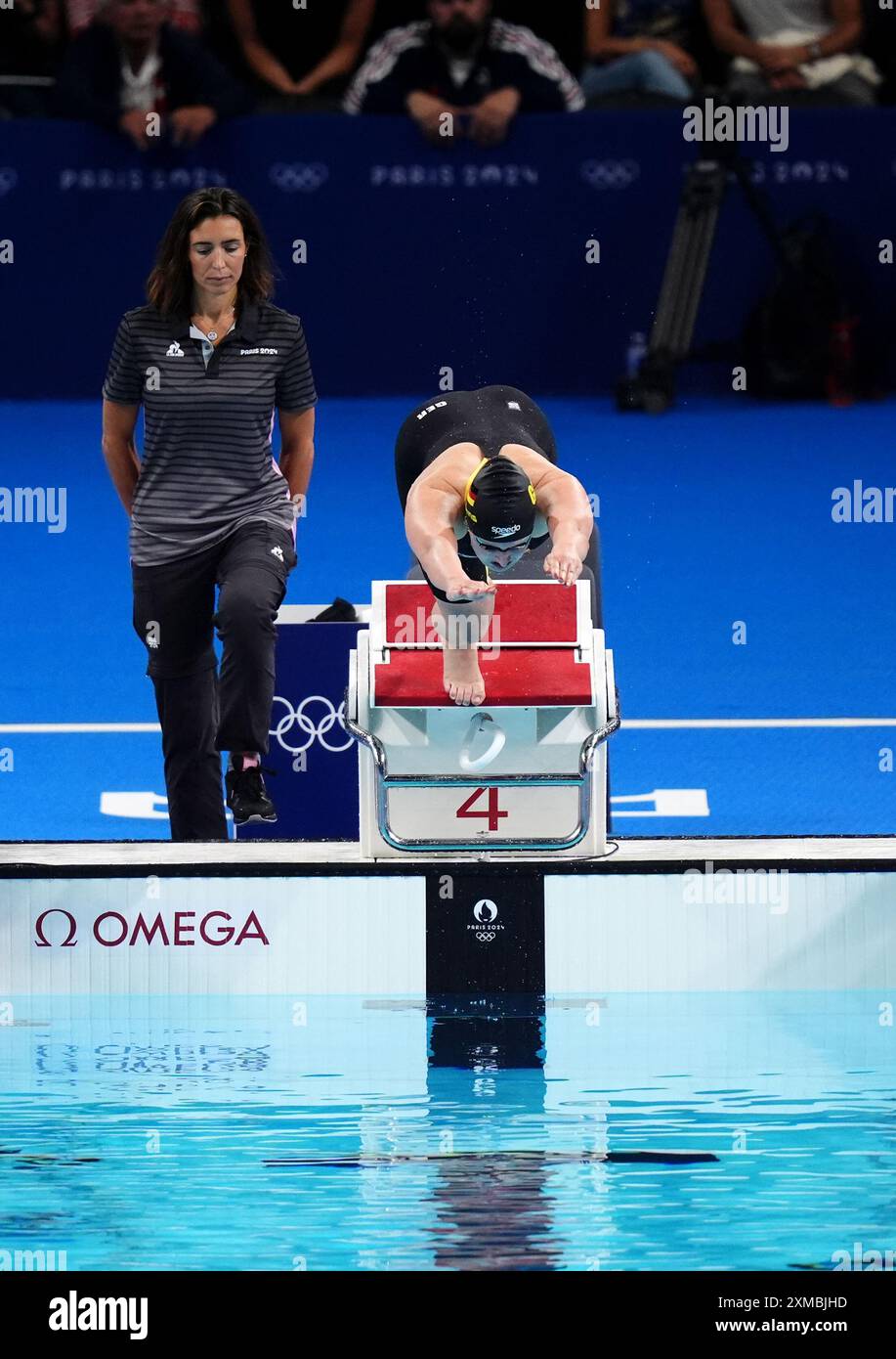 Germany's Leonie Maertens during the Women's 400m Freestyle heats at ...