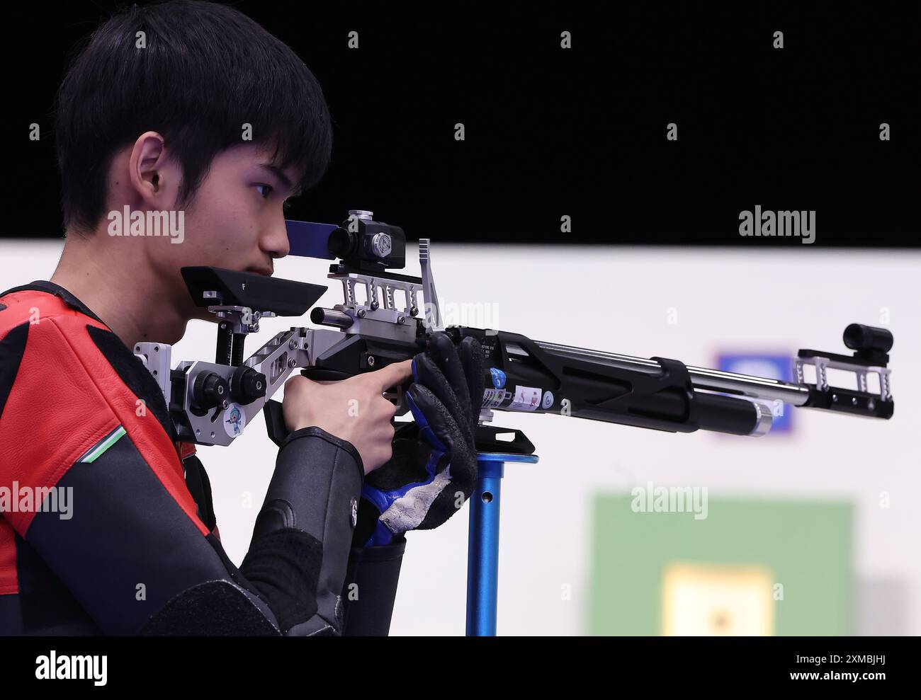 Chateauroux, France. 27th July, 2024. Sheng Lihao of China competes ...