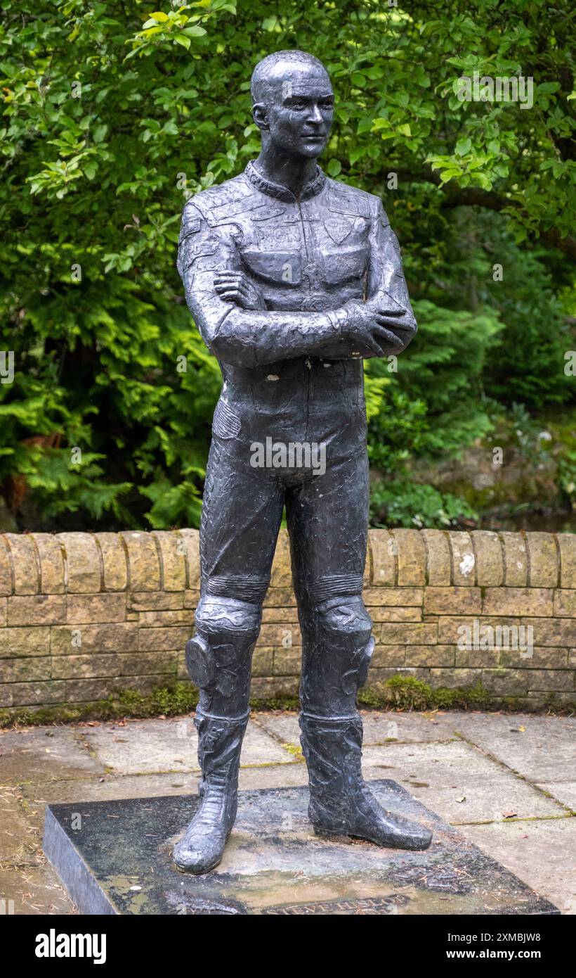 Steve hislop statue hi-res stock photography and images - Alamy