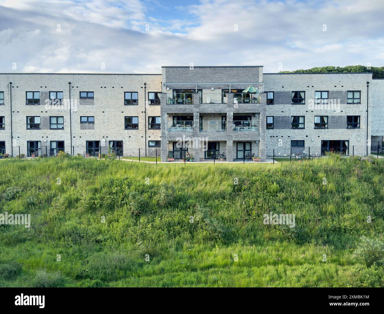 Modern high rise flats at new development Stock Photo - Alamy