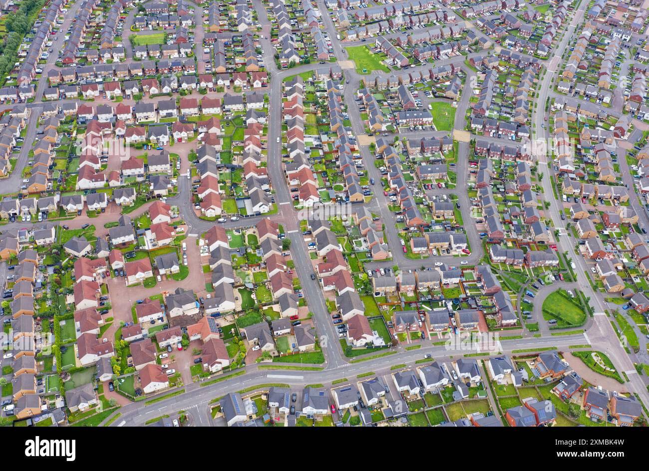 New housing development at Dargavel in Bishopton Stock Photo - Alamy