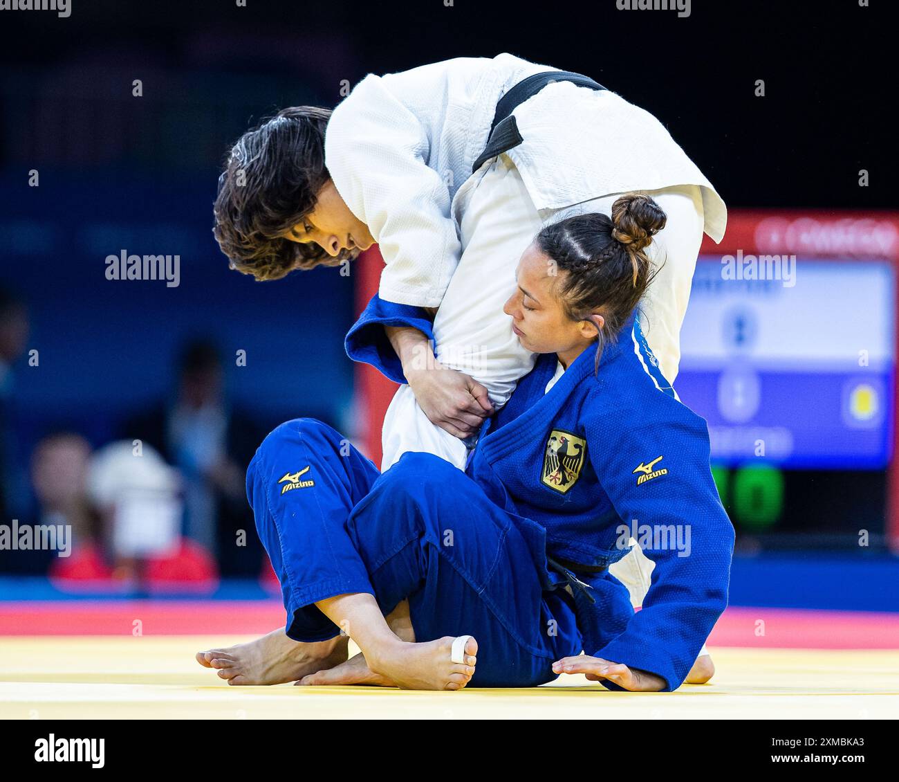 FRA, Olympische Spiele Paris 2024, Judo Frauen 27.07.2024 Catarina Costa POR vs Katharina Menz ...